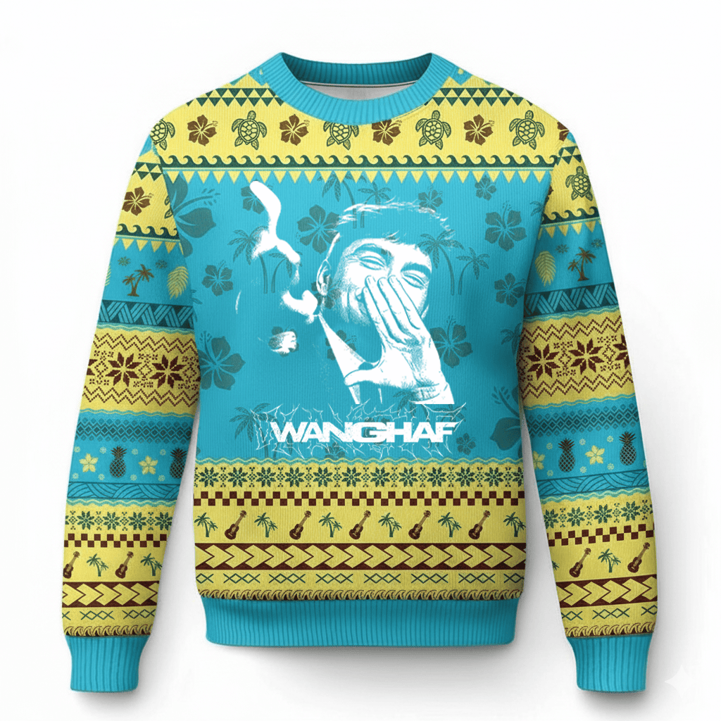 Rushgleam WANGHAF Ugly Christmas Sweater Funny Meme Nick Fuentes Merch ...